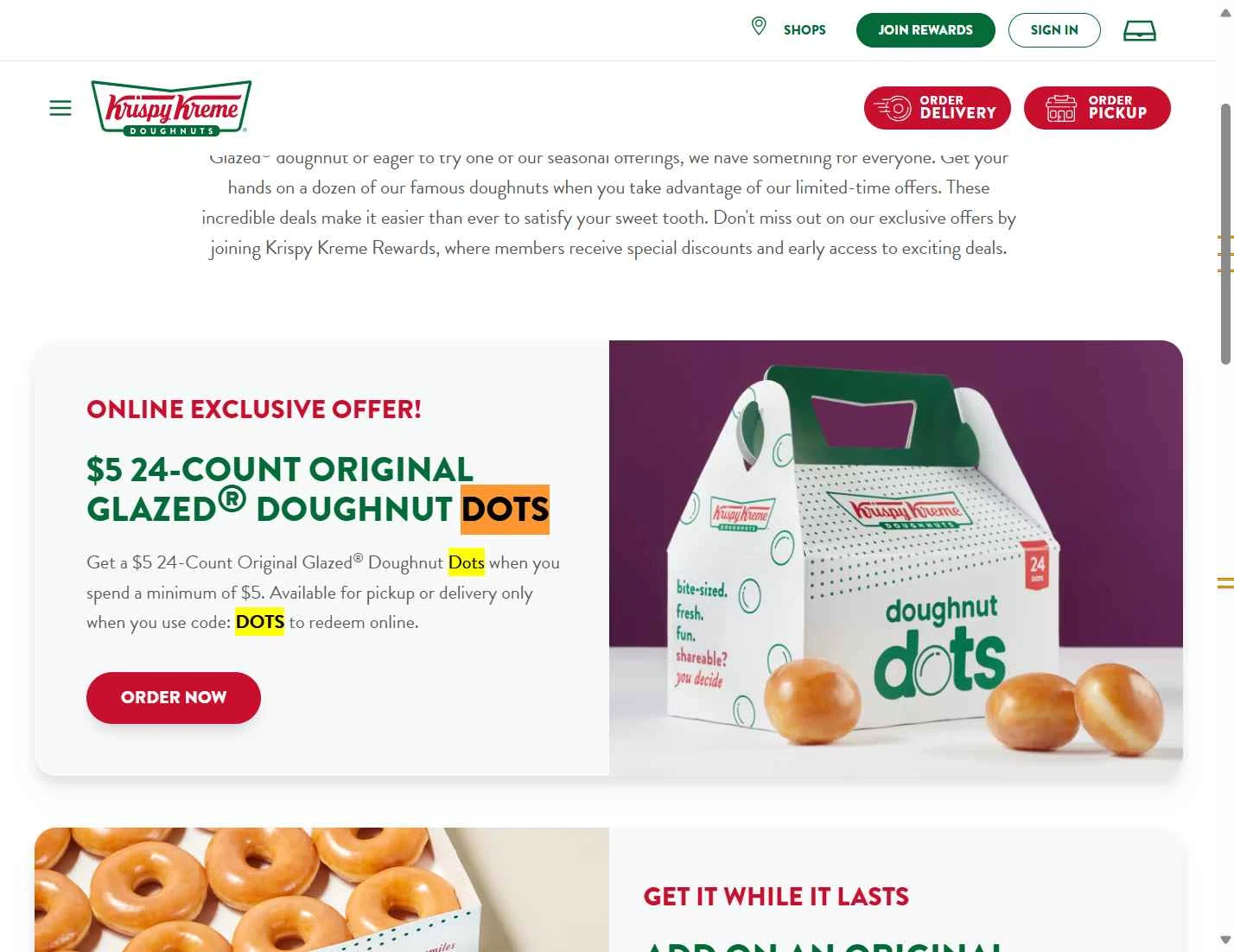 Krispy Kreme Promo Codes - $10 Off (4 Verified) Nov 2025