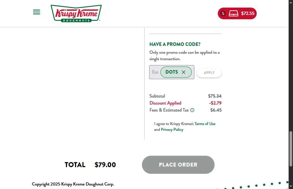 Krispy Kreme Promo Codes - $5 Off (1 Verified) Mar 2026