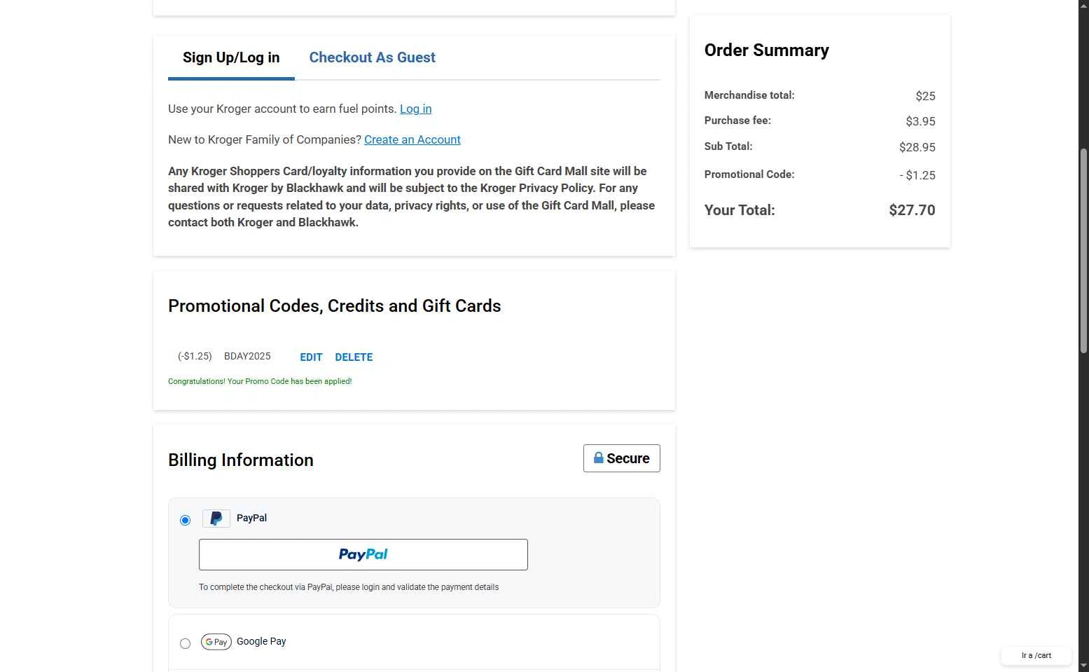 Kroger Promo Codes - 5% Off + Free Ship Coupons Jan 2026