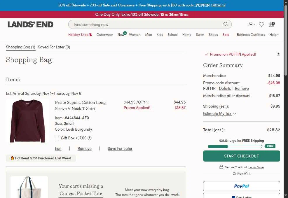 Lands' End Promo Code - $211,800 Off (Verified) Nov 2025