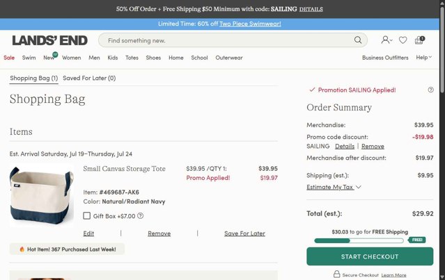 Lands' End Promo Codes (9 Verified) - 20% Off Jul 2025