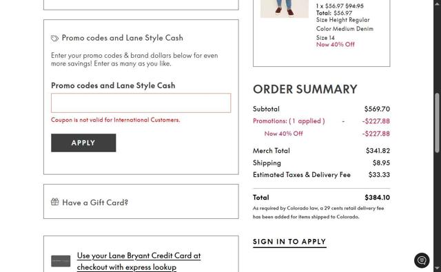 Lane Bryant Promo Codes (1 Verified) - 25% Off Oct 2025