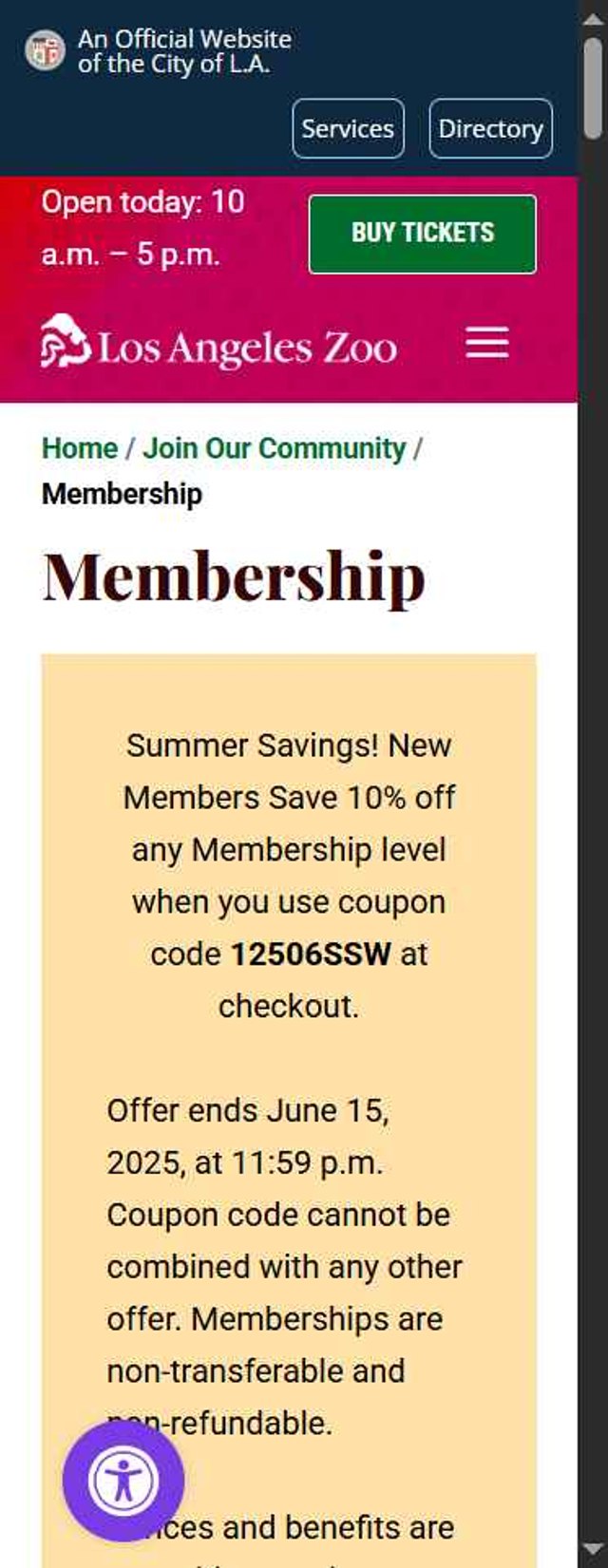 LA Zoo Promo Codes - 10% Off Coupons Aug 2025