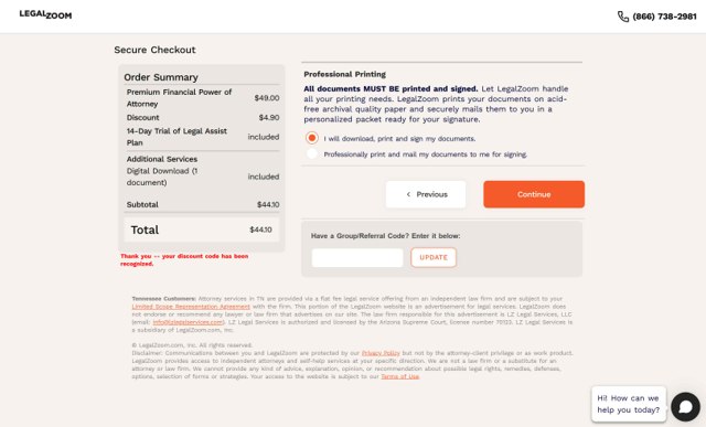 LegalZoom Promo Codes - 10% Off (3 Verified) Jul 2025