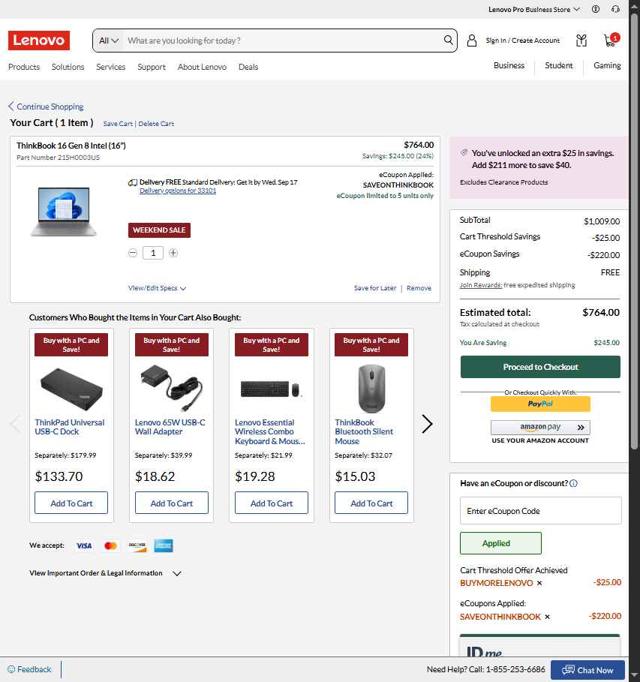Lenovo Discount Codes - $100 Off (19 Verified) Sep 2025