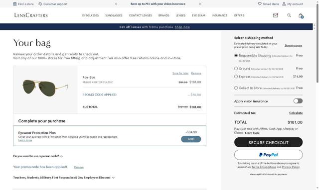 LensCrafters Promo Codes - 25% Off (Verified) Oct 2025