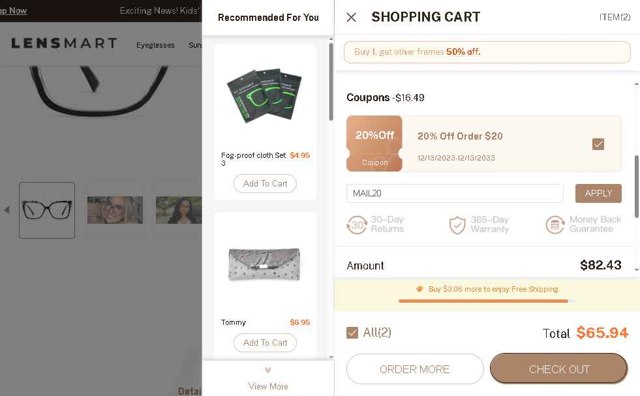 Lensmart Online Promo Codes - 25% Off May 2025