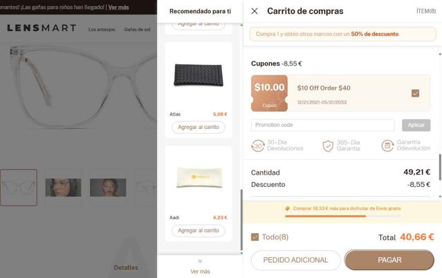 Lensmart Online Promo Codes - $10 Off Sep 2025