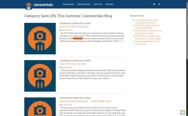 LensRentals.com Promo Codes (2 Verified) - 15% Off Sep 2025