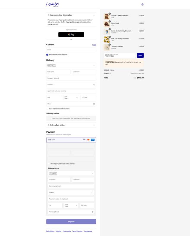 Levain Bakery Promo Codes - 5% Off (Verified) Sep 2025