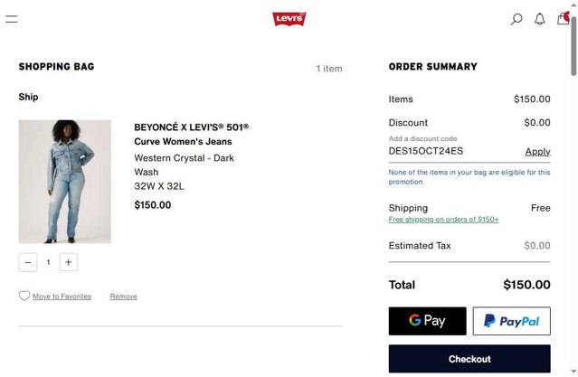 Levi's Discount Codes - 15% Off (3 Verified) Aug 2025