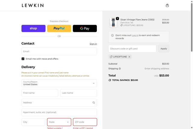 Lewkin Promo Codes (88 Verified) - 50% Off Sitewide Oct 2025