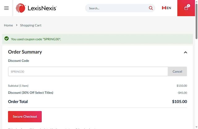 LexisNexis Promo Codes (5 Verified) - 20% Off Jul 2025