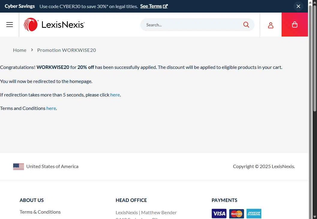 LexisNexis Promo Codes - 30% Off (5 Verified) Dec 2025