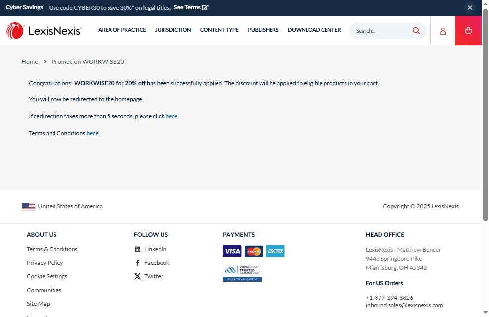 LexisNexis Promo Codes - 20% Off (4 Verified) Dec 2025
