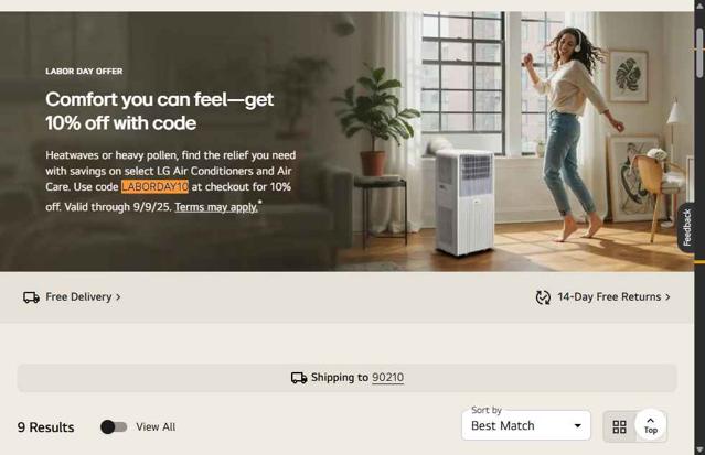 LG Promo Codes - $70 Off (2 Verified) Oct 2025