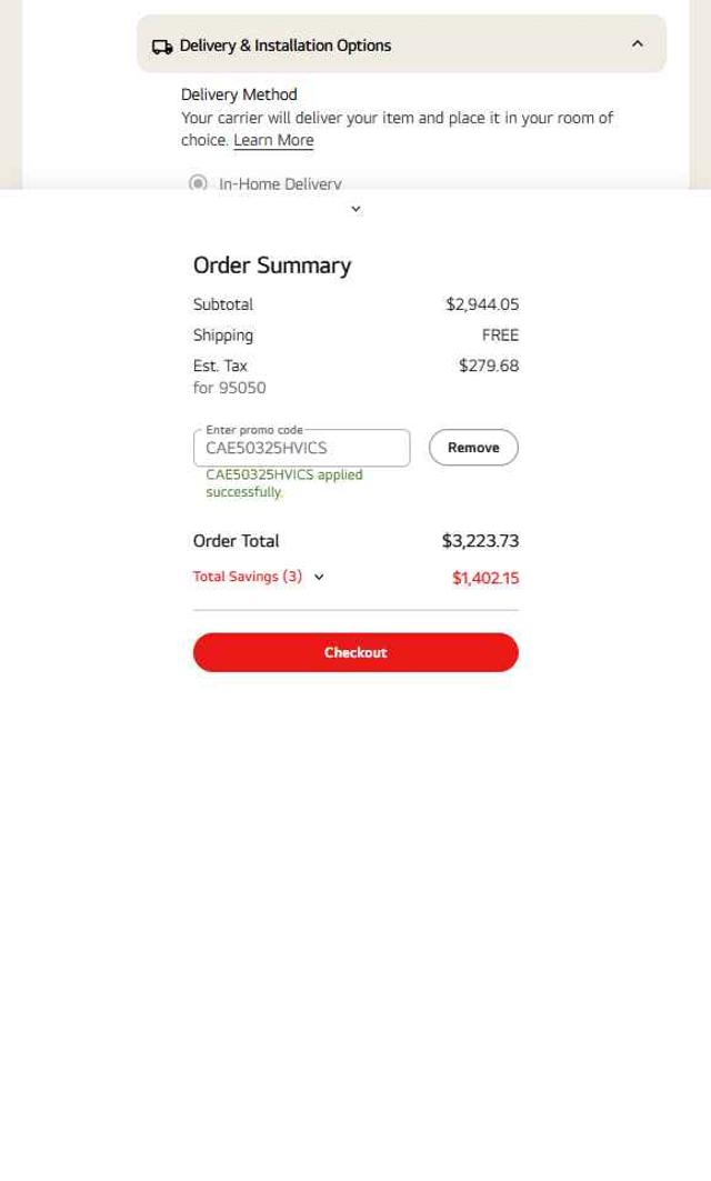 LG Discount Codes - $100 Off (3 Verified) Oct 2025