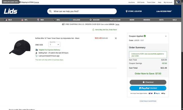 Lids Discount Codes - 15% Off (9 Verified) Sep 2025