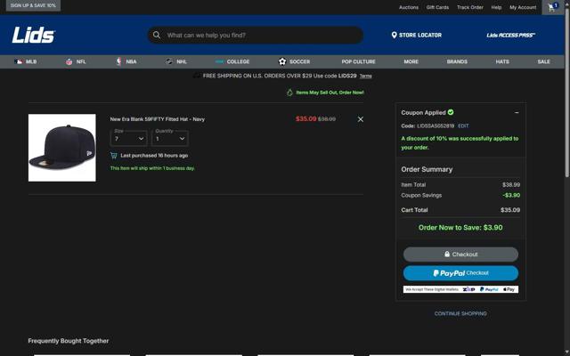 Lids Discount Codes - 15% Off (9 Verified) Sep 2025