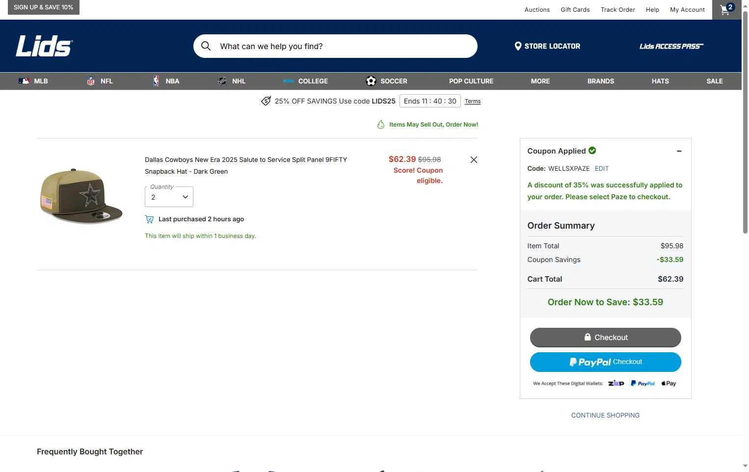 Lids Discount Codes - 25% Off (15 Verified) Oct 2025