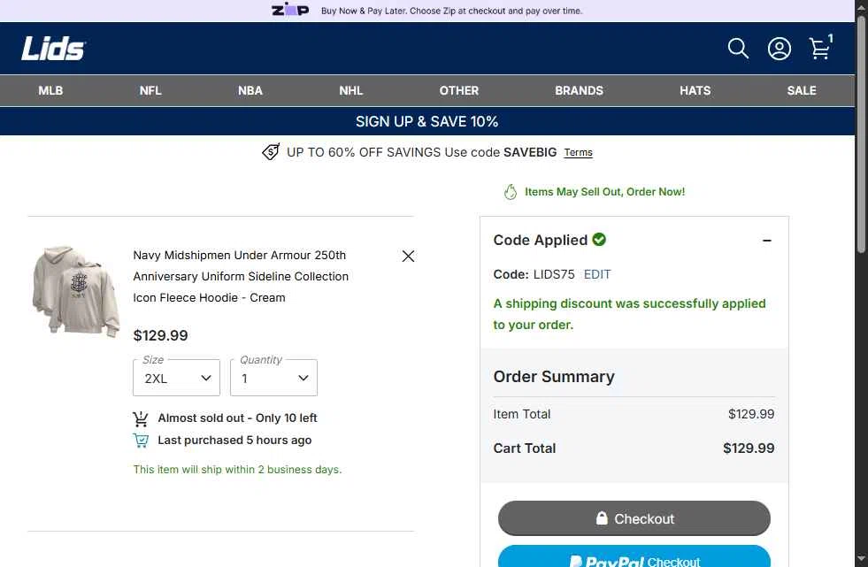 Lids Promo Codes - 60% Off (9 Verified) Dec 2025