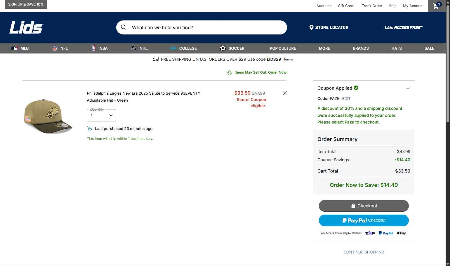 Lids Promo Codes - 25% Off (16 Verified) Nov 2025