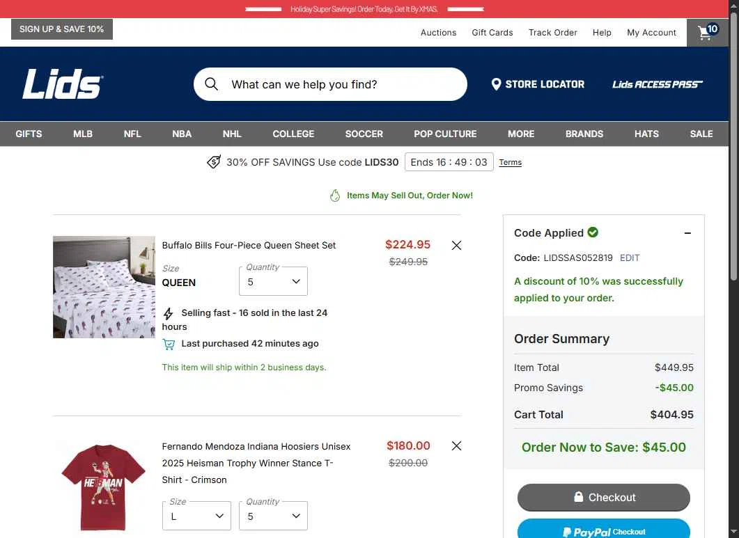 Lids Promo Codes - 40% Off (7 Verified) Dec 2025