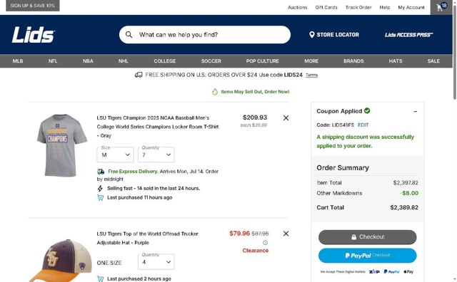 Lids Discount Codes - 15% Off (7 Verified) Jul 2025