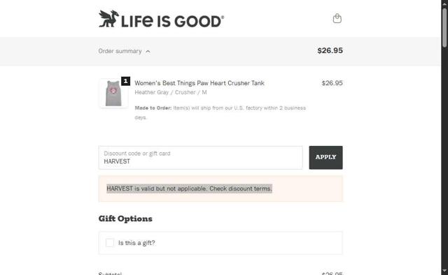 Life is Good Promo Codes - 10% Off (Verified) Oct 2025