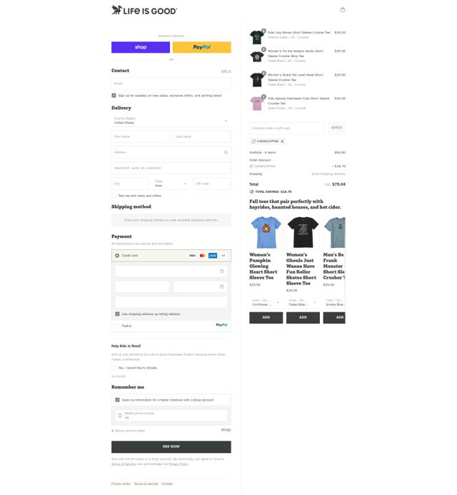 Life is Good Promo Codes - 10% Off (Verified) Sep 2025