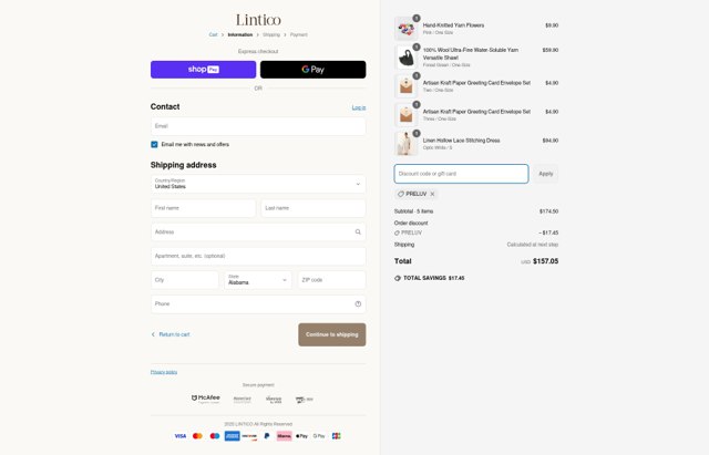 LINTICO Discount Codes - 15% Off (8 Verified) Jul 2025