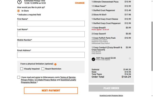 Little Caesars Promo Codes (4 Verified) - 15% Off Oct 2025