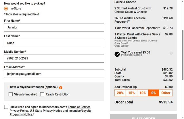 Little Caesars Promo Codes (7 Verified) - 20% Off Jun 2025