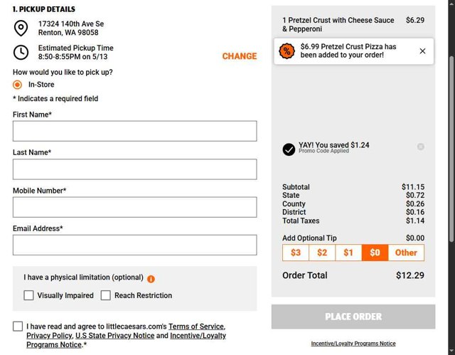 Little Caesars Promo Codes (6 Verified) - 50% Off May 2025