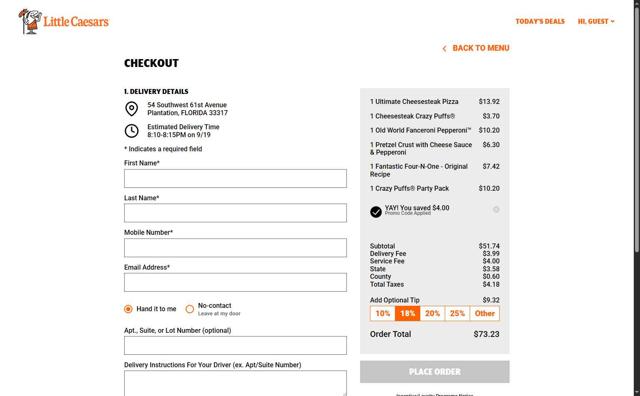 Little Caesars Promo Codes (4 Verified) - 15% Off Oct 2025