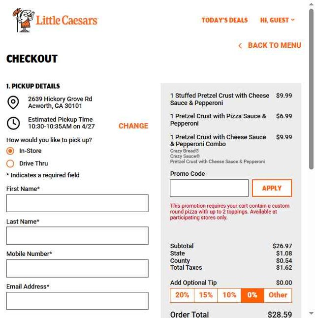 Little Caesars Promo Codes (6 Verified) - 50% Off May 2025