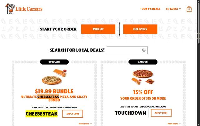 Little Caesars Promo Codes (7 Verified) - 15% Off Oct 2025