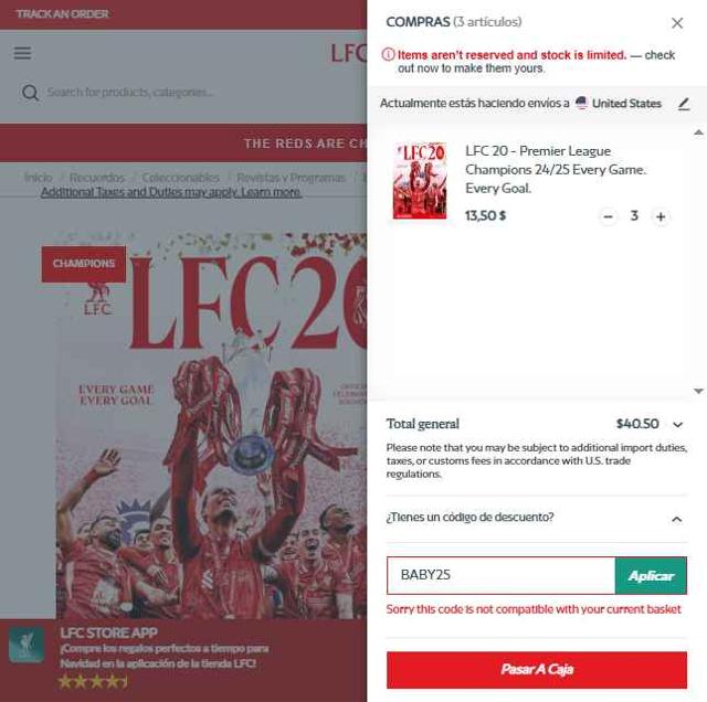 Liverpool FC Promo Codes - 25% Off (Verified) Oct 2025