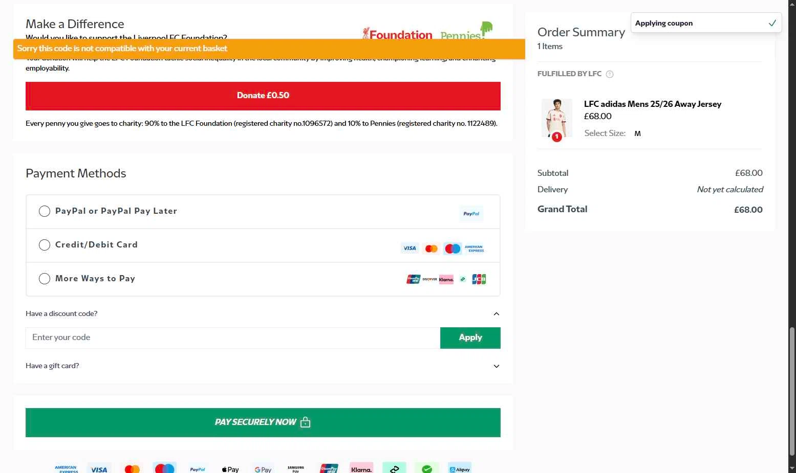 Liverpool FC Promo Codes - 20% Off (2 Verified) Dec 2025