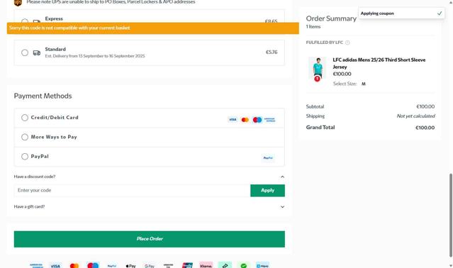 Liverpool FC Promo Codes - 25% Off (Verified) Sep 2025