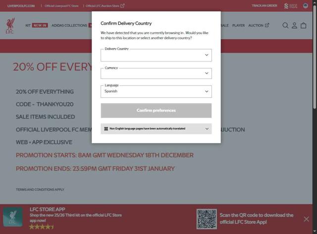 Liverpool FC Promo Codes - 25% Off (Verified) Sep 2025