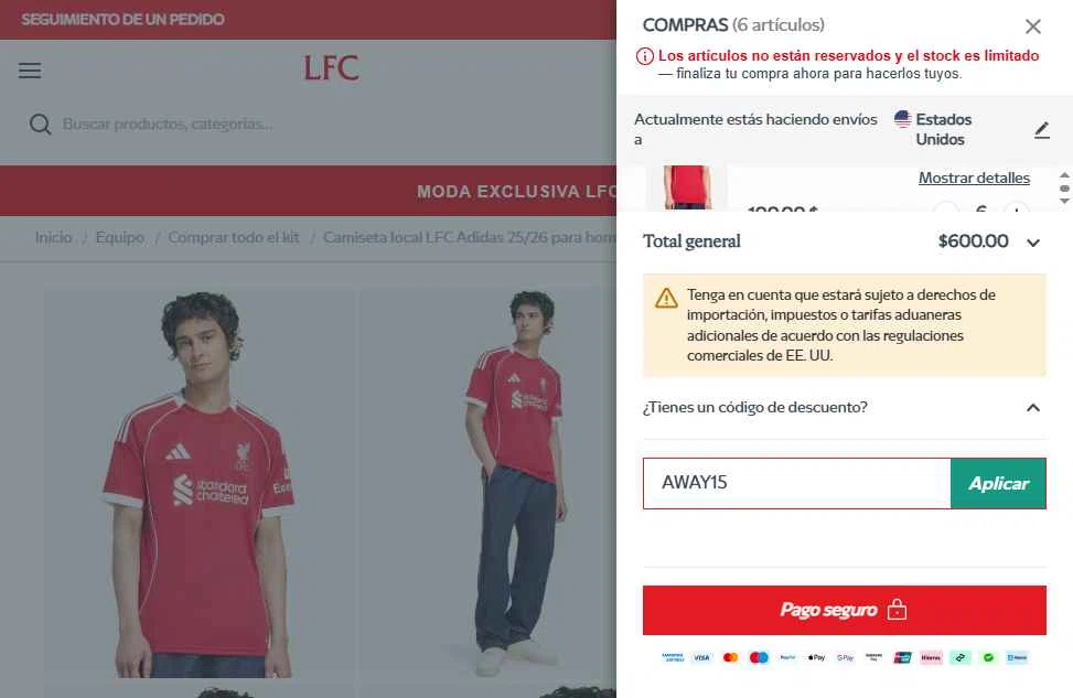 Liverpool FC Promo Codes - 25% Off (6 Verified) Nov 2025