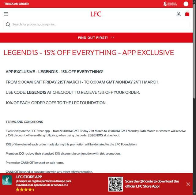 Liverpool FC Promo Codes - 25% Off (Verified) Sep 2025