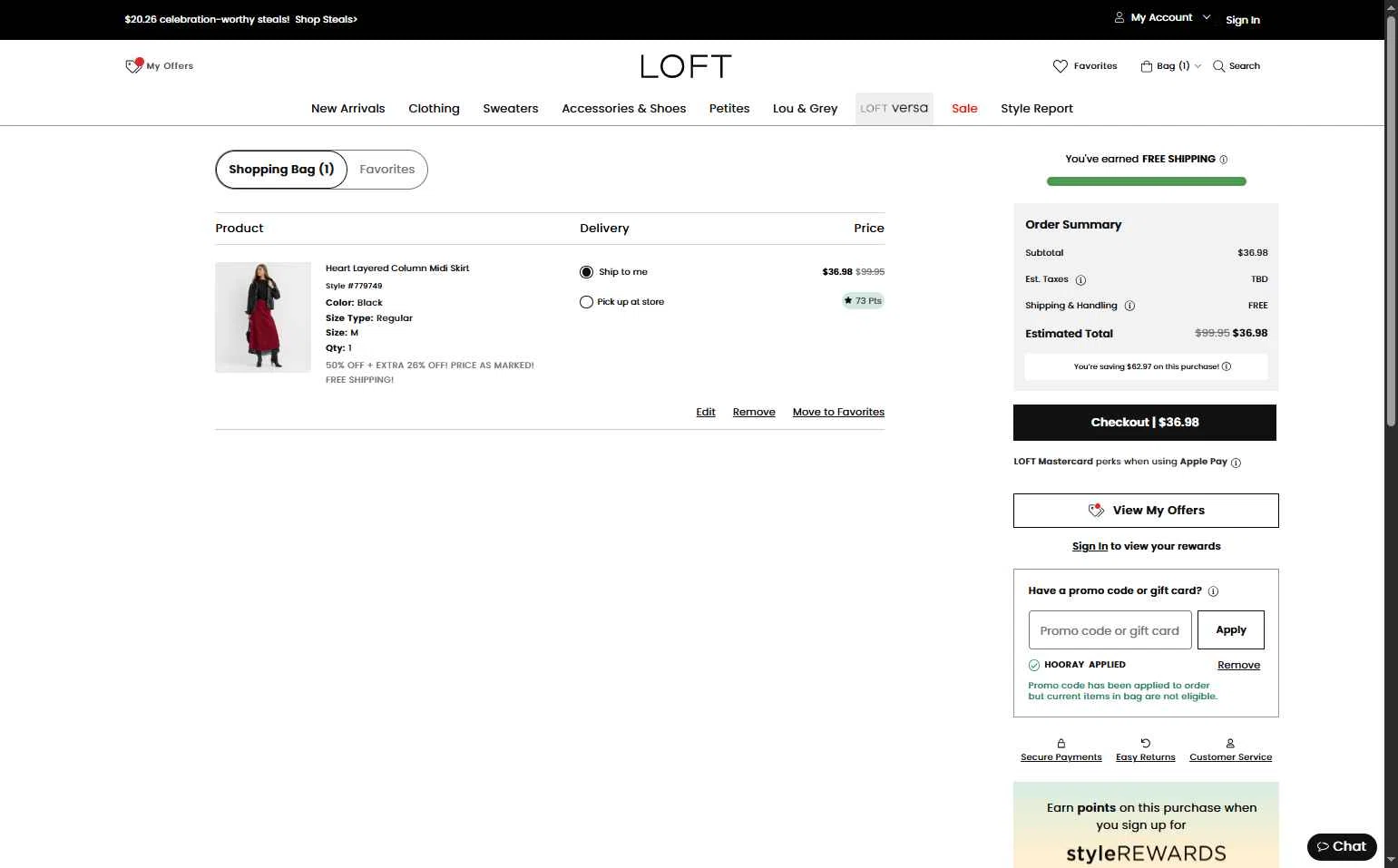 LOFT Promo Codes - 50% Off (6 Verified) Mar 2026