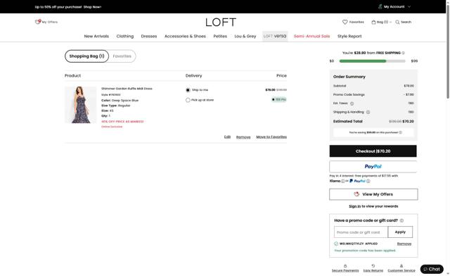 LOFT Discount Codes - 50% Off (7 Verified) Sep 2025