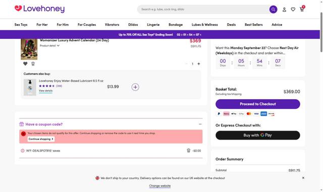 Lovehoney Promo Codes - 15% Off (3 Verified) Oct 2025