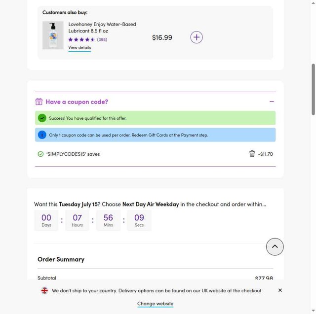 Lovehoney Promo Codes - 15% Off (3 Verified) Jul 2025