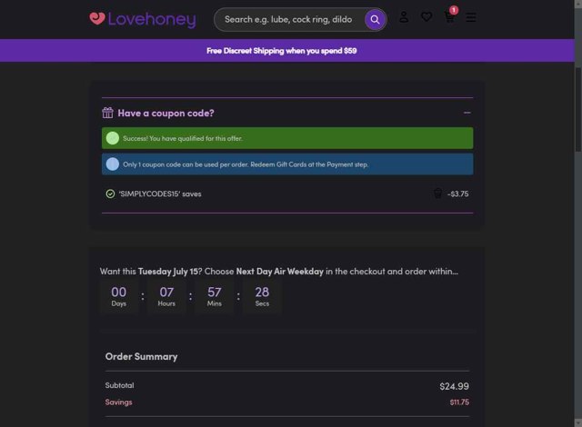 Lovehoney Promo Codes - 15% Off (3 Verified) Jul 2025
