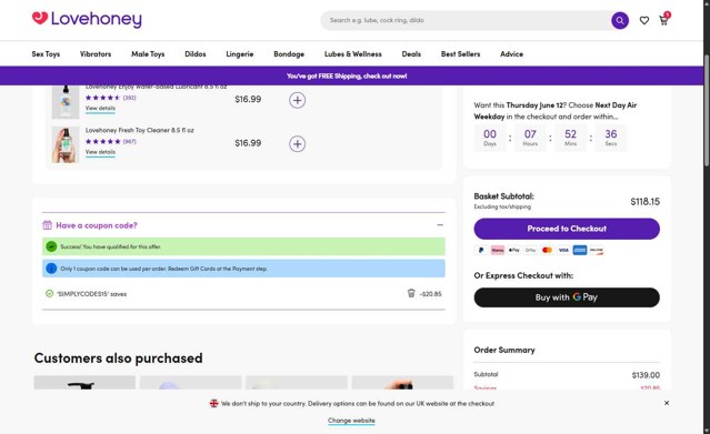 Lovehoney Discount Codes - 5% Off (2 Verified) Jul 2025