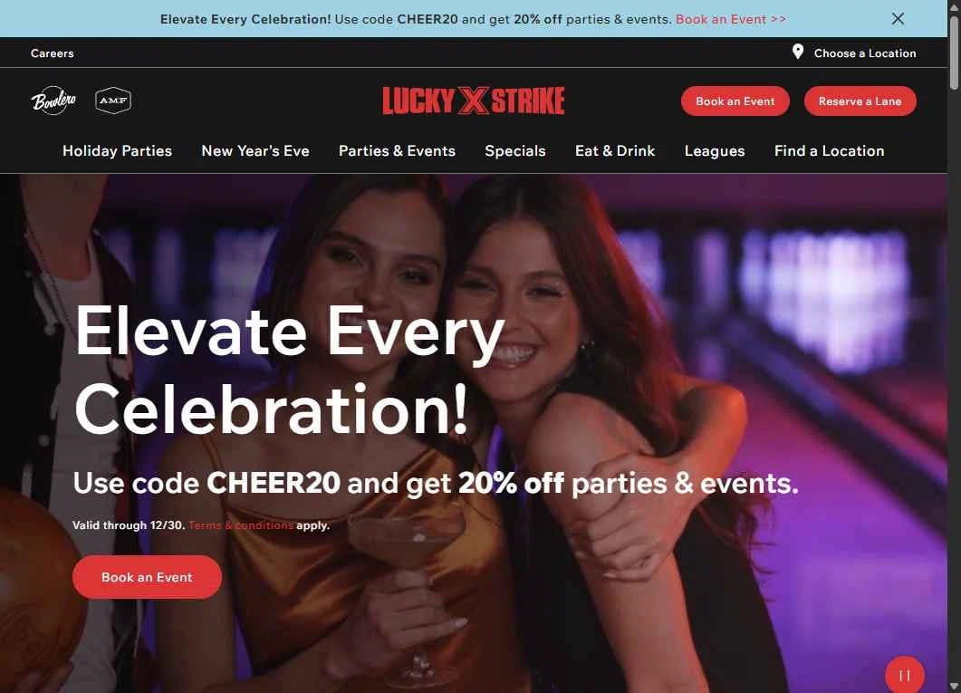 Lucky Strike Promo Codes - 15% Off (6 Verified) Dec 2025